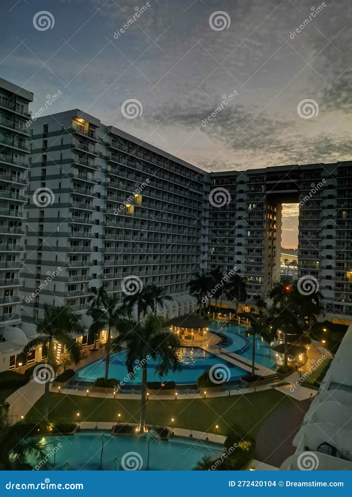 Shell condominium Manila stock photo. Image of skyscraper - 272420104