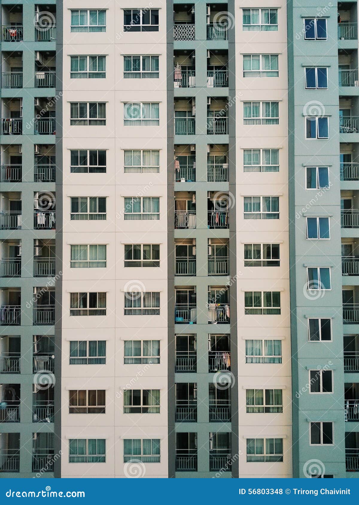 Condominium stock photo. Image of condo, window, apartment - 56803348