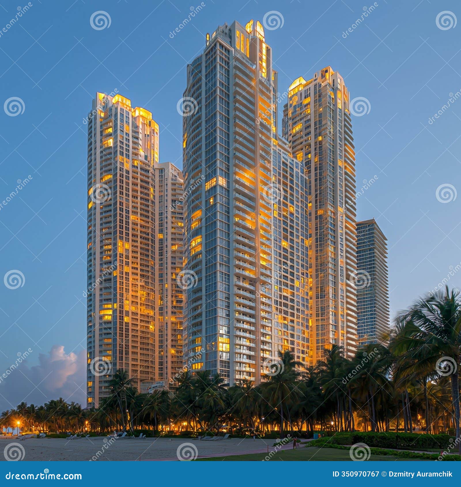 Condominiums and High-rises in Ortigas, Manila, Philippines. Stock ...