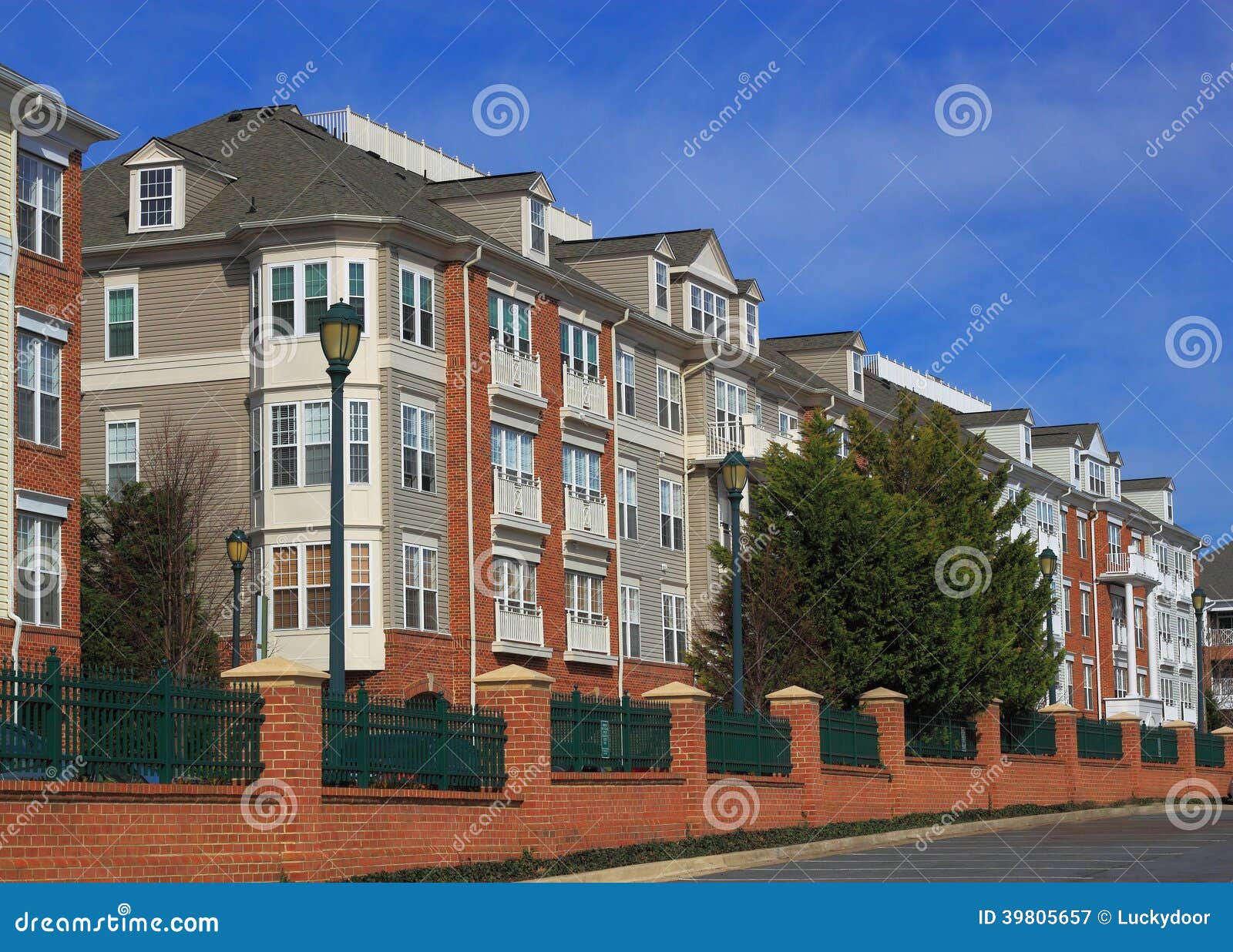 Condominium stock image. Image of secured, wall, assets - 39805657