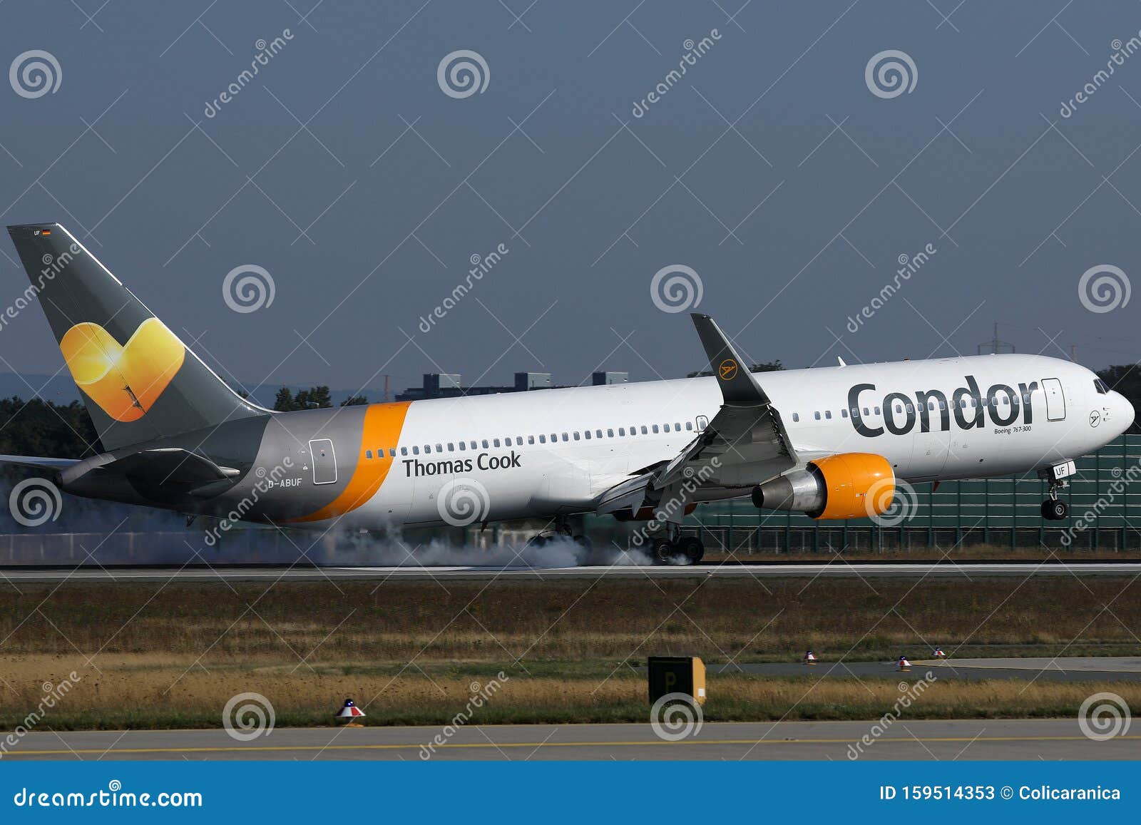 Condor Airline Plane Flying Up in the Sky Editorial Stock Photo - Image ...