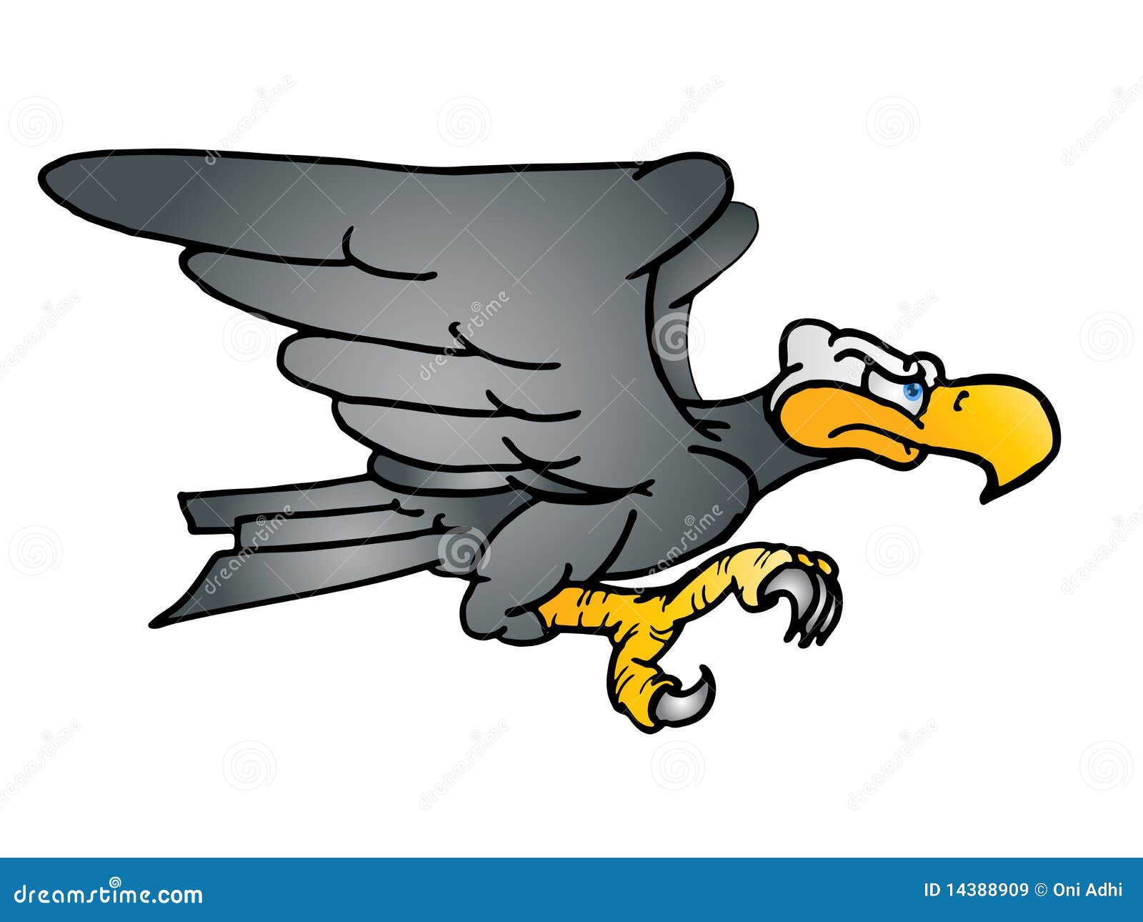 Graphic Condor Illustration | CartoonDealer.com #10407992