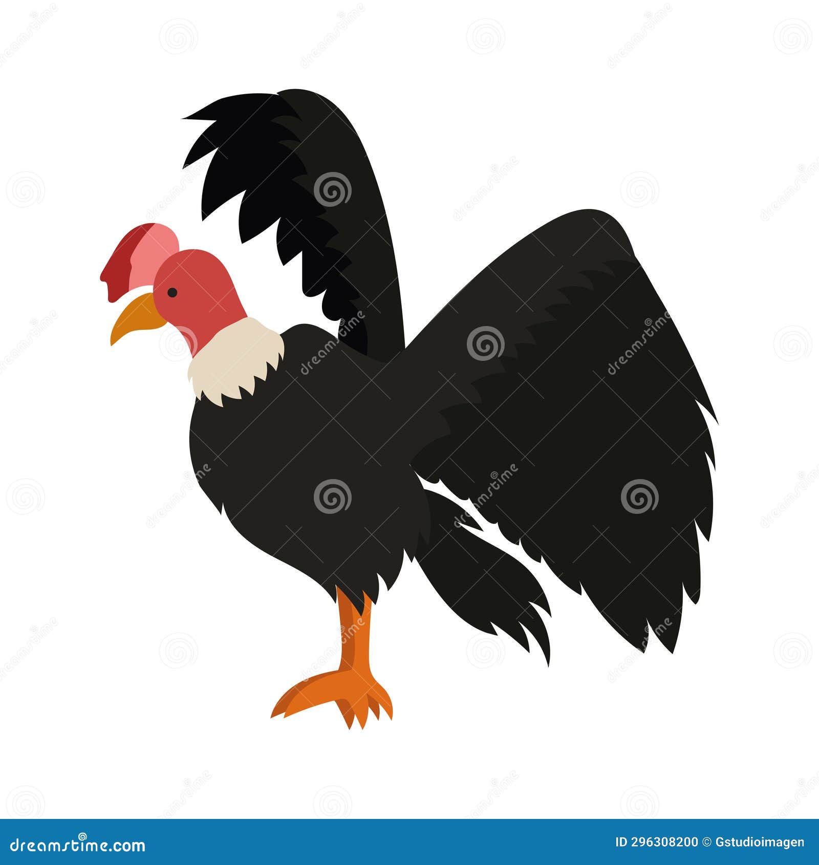 Condor bird illustration stock illustration. Illustration of beauty ...