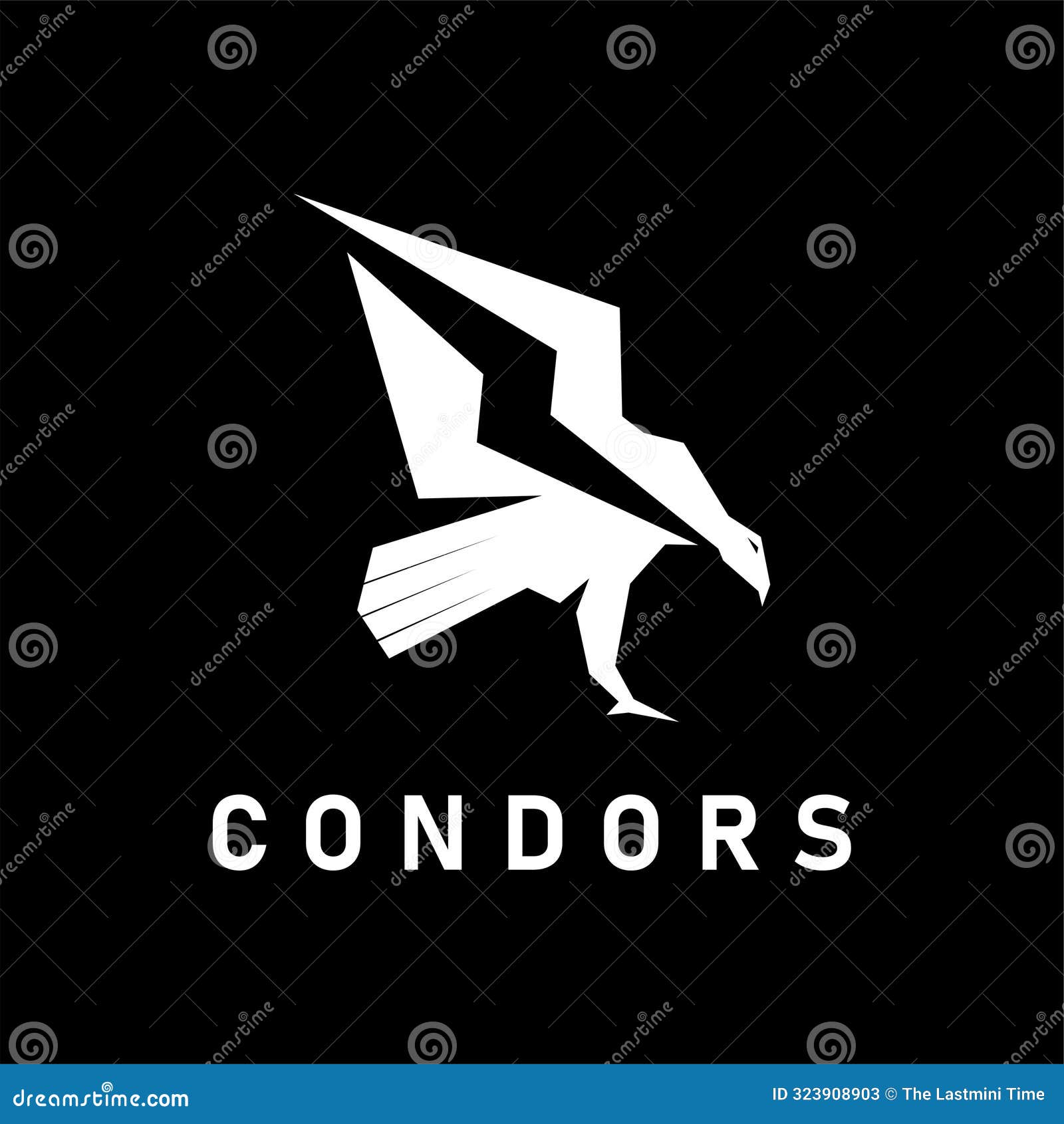 Condor Bird Logo Design Vector Stock Illustration - Illustration of ...