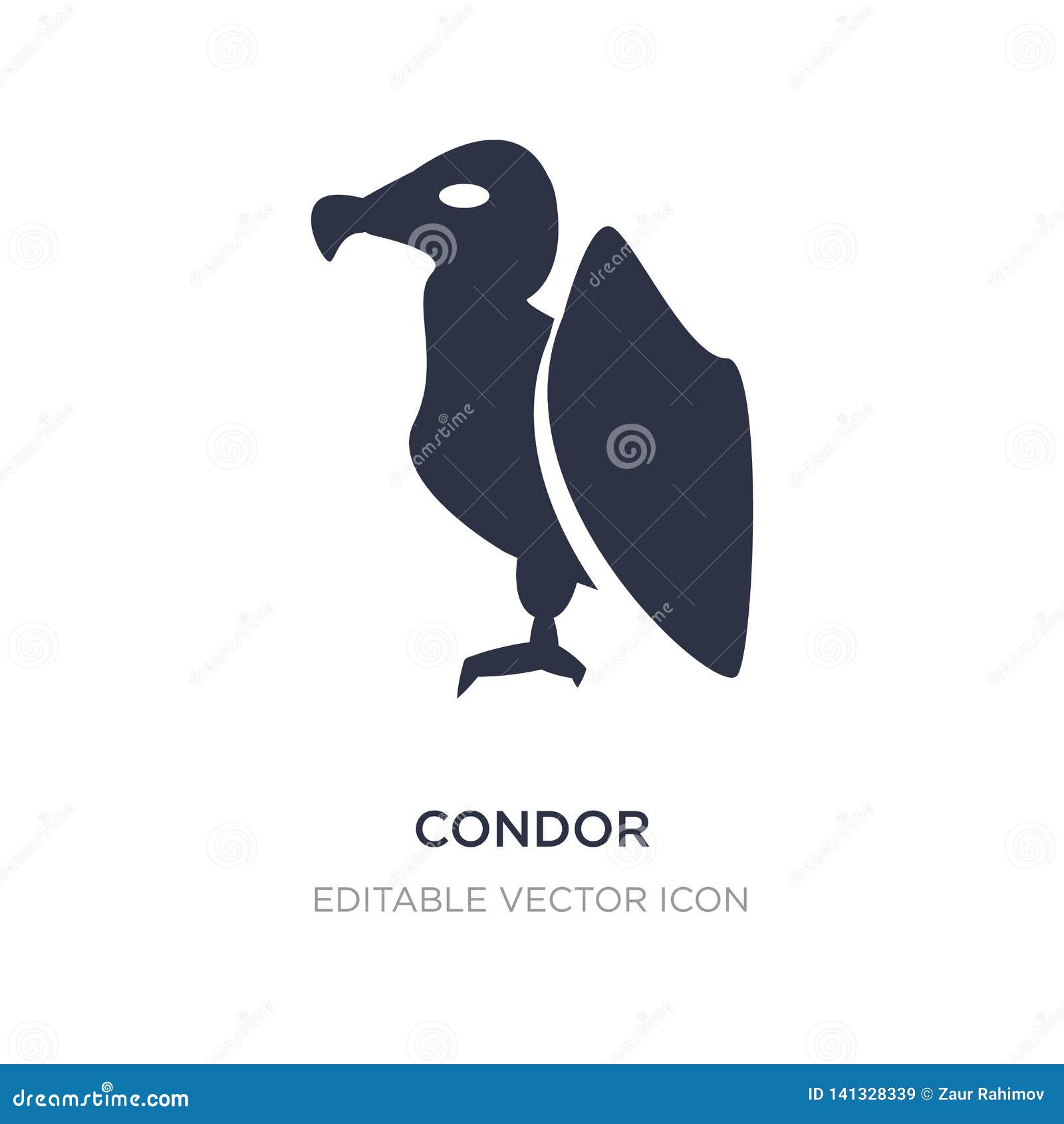 Condor Icon on White Background. Simple Element Illustration from ...