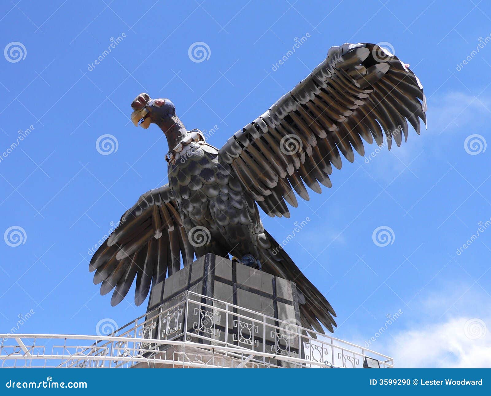 Condor Monument Puno Bolivia Stock Photo - Image of bolivia, feathers ...