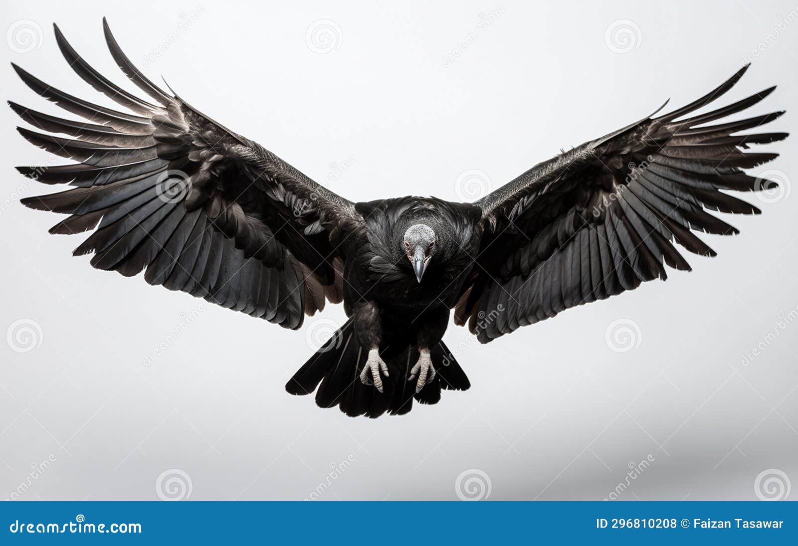 A Condor on a White Background -Generative Ai Stock Illustration ...