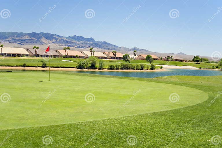 Condos on Golf Course stock image. Image of neat, club - 2772693