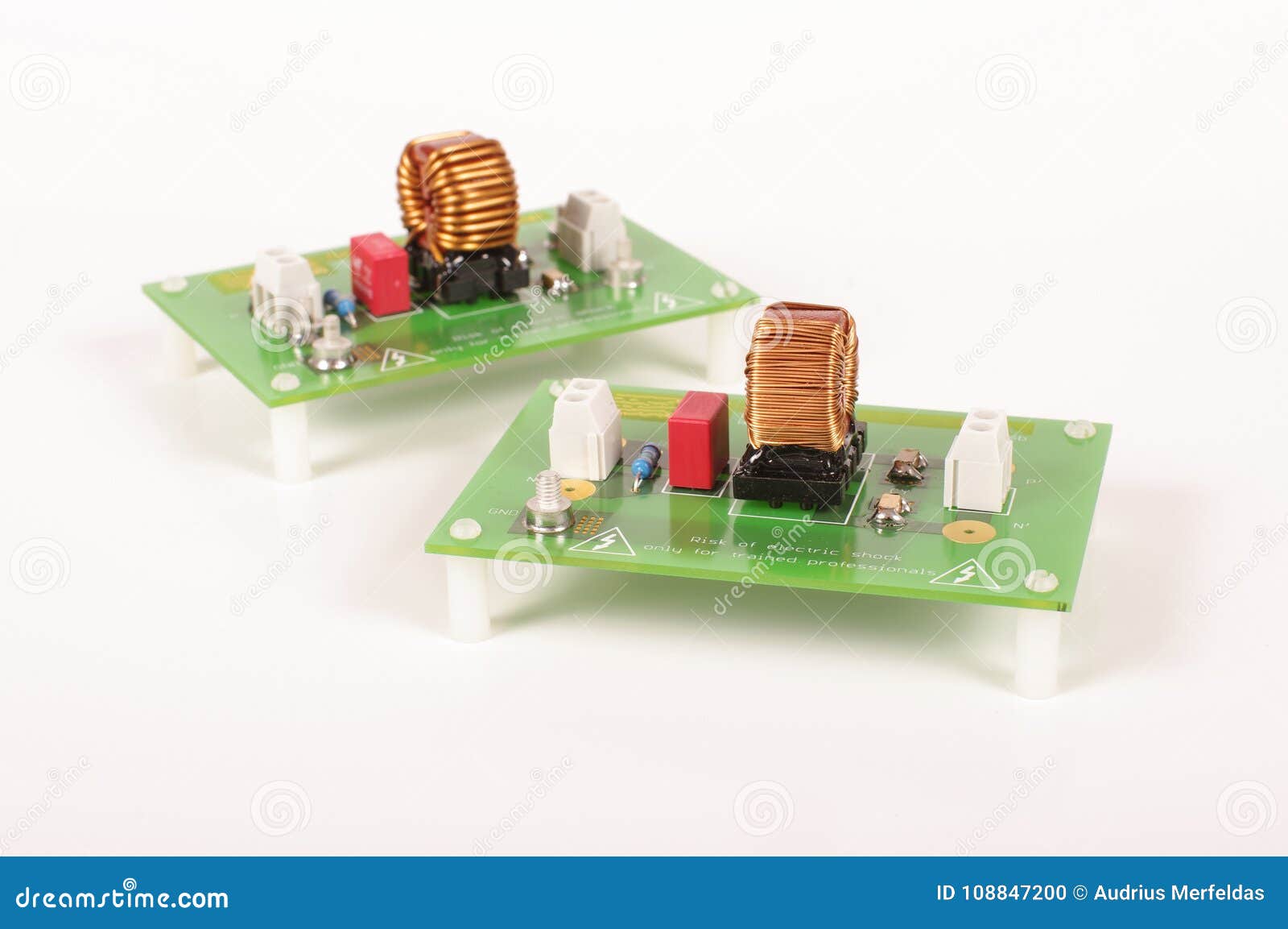 Conducted Emissions Filter for AC Line Stock Photo - Image of filter ...