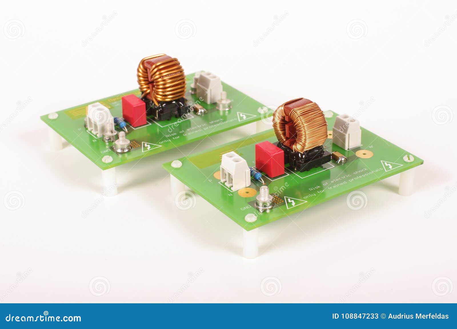 Conducted Emissions Filter for AC Line Stock Image - Image of common ...