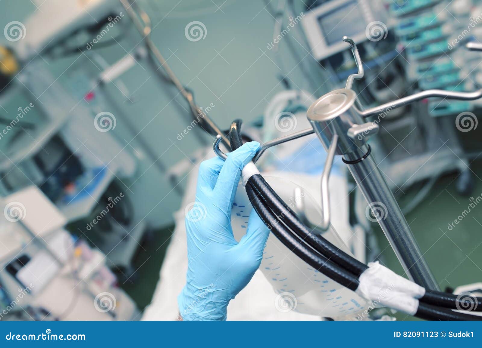 Conducting Maintenance Work in the Hospital Stock Image - Image of ...