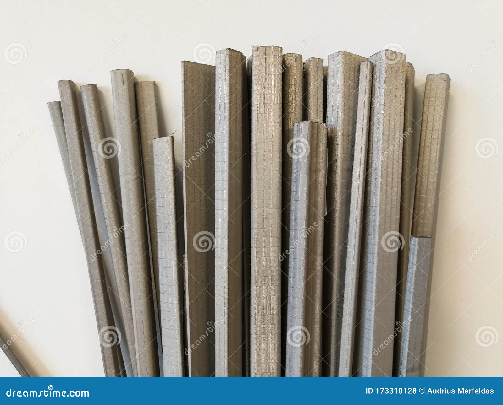 Conductive Shielding Gaskets Isolated on the White Background Stock ...