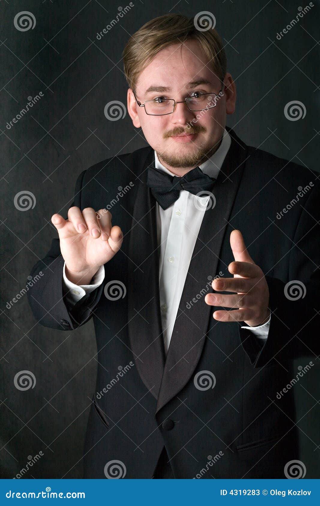 Conductor stock image. Image of musician, classic, people - 4319283