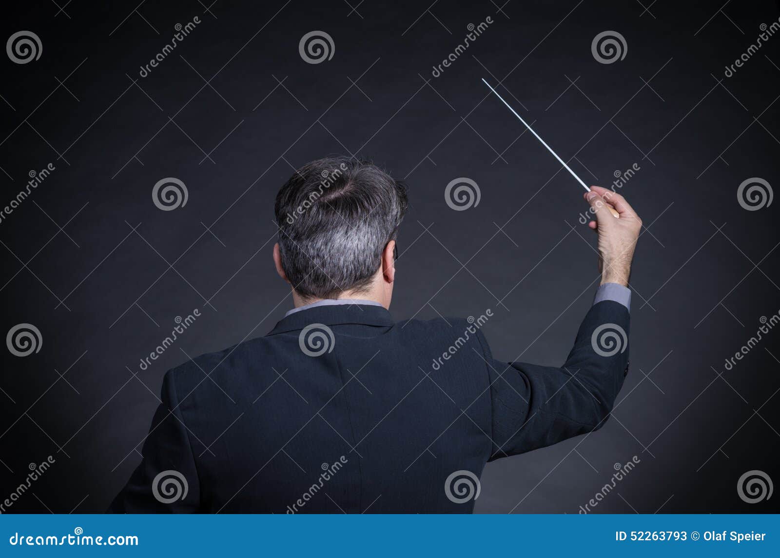 Conductor back to camera stock image. Image of music - 52263793