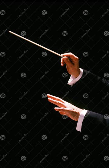 Conductor with baton stock image. Image of conduct, hand - 18902015