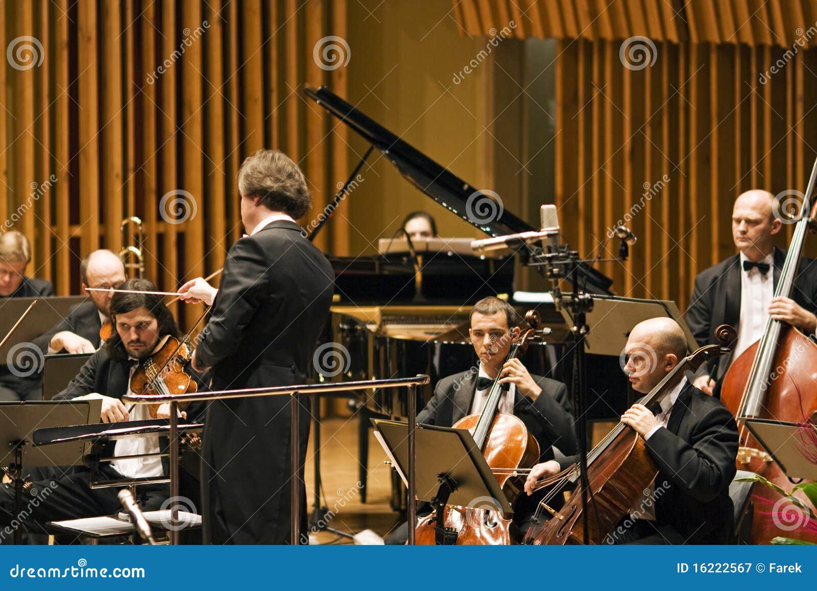 Conductor during concert editorial photography. Image of melody - 16222567