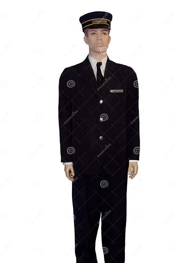 Conductor De Tren Con Uniforme Imagen de archivo - Imagen de trabajador ...