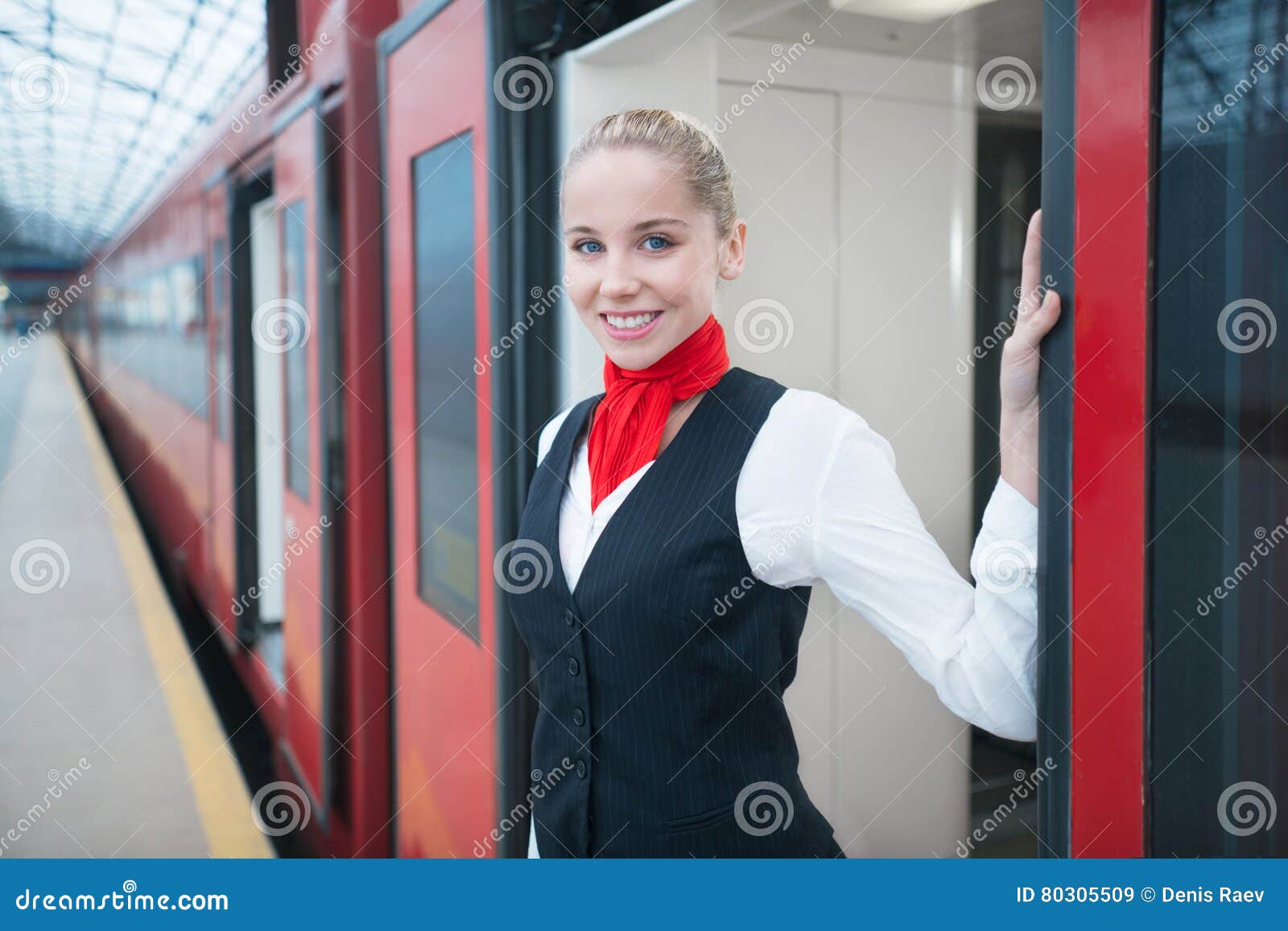 Conductor stock image. Image of person, traveling, woman - 80305509