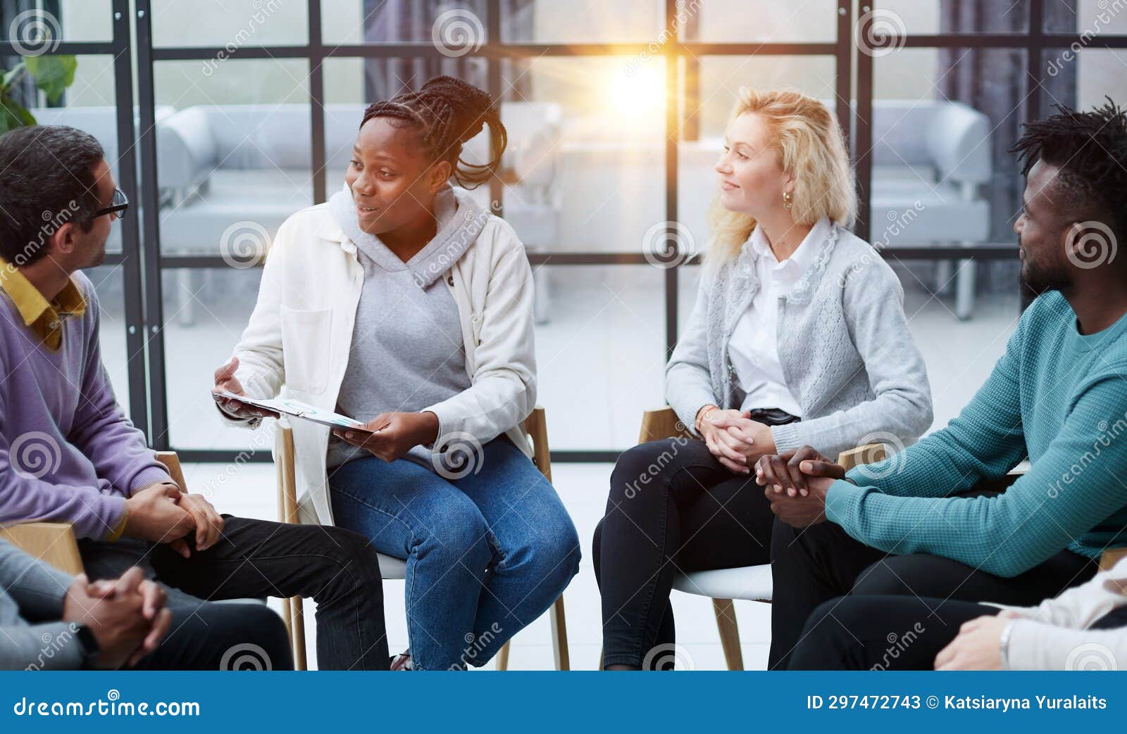 Professionals Having Training Class in the Office. Stock Image - Image ...