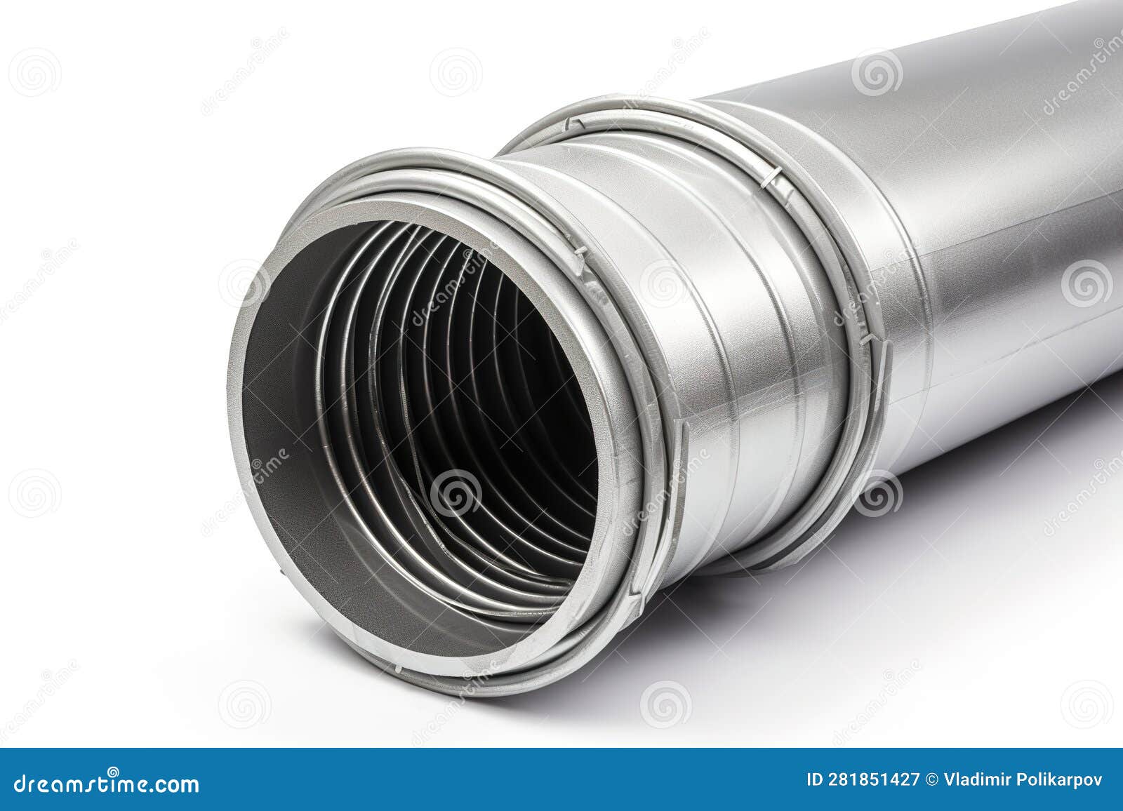 3D Conduit Isolated On White Background, Industrial Tools. Cartoon ...