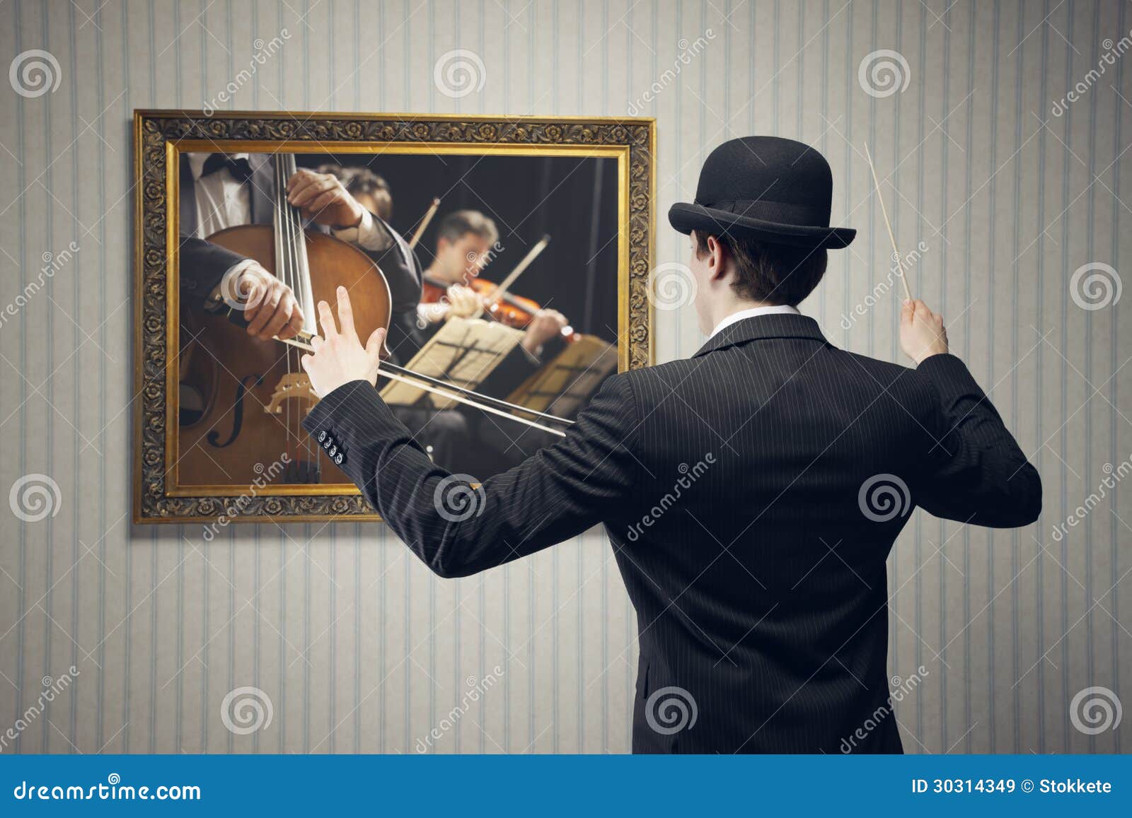 Conduttore di concerto immagine stock. Immagine di conduttore - 30314349