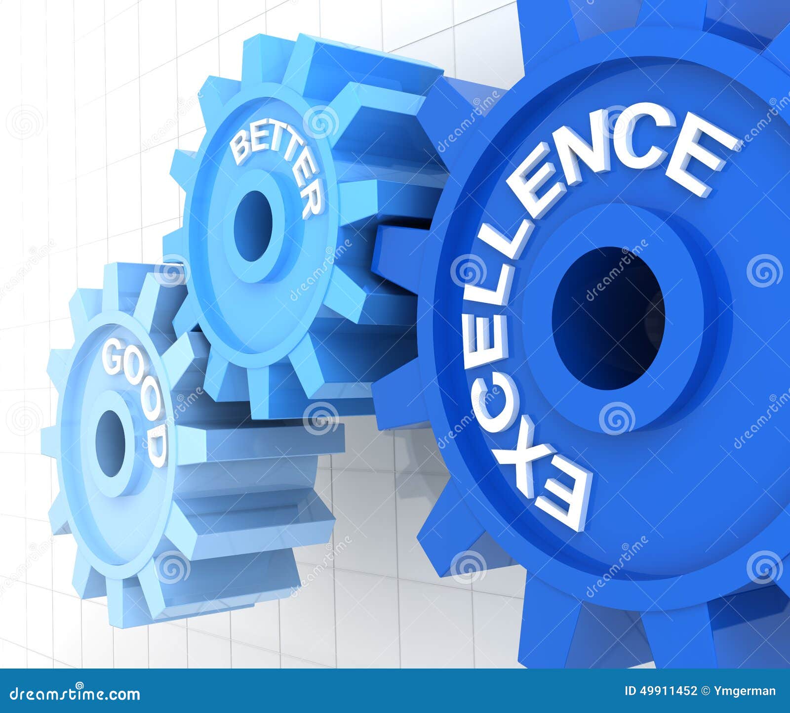 Conduzca Para La Excelencia Stock de ilustración - Ilustración de ...