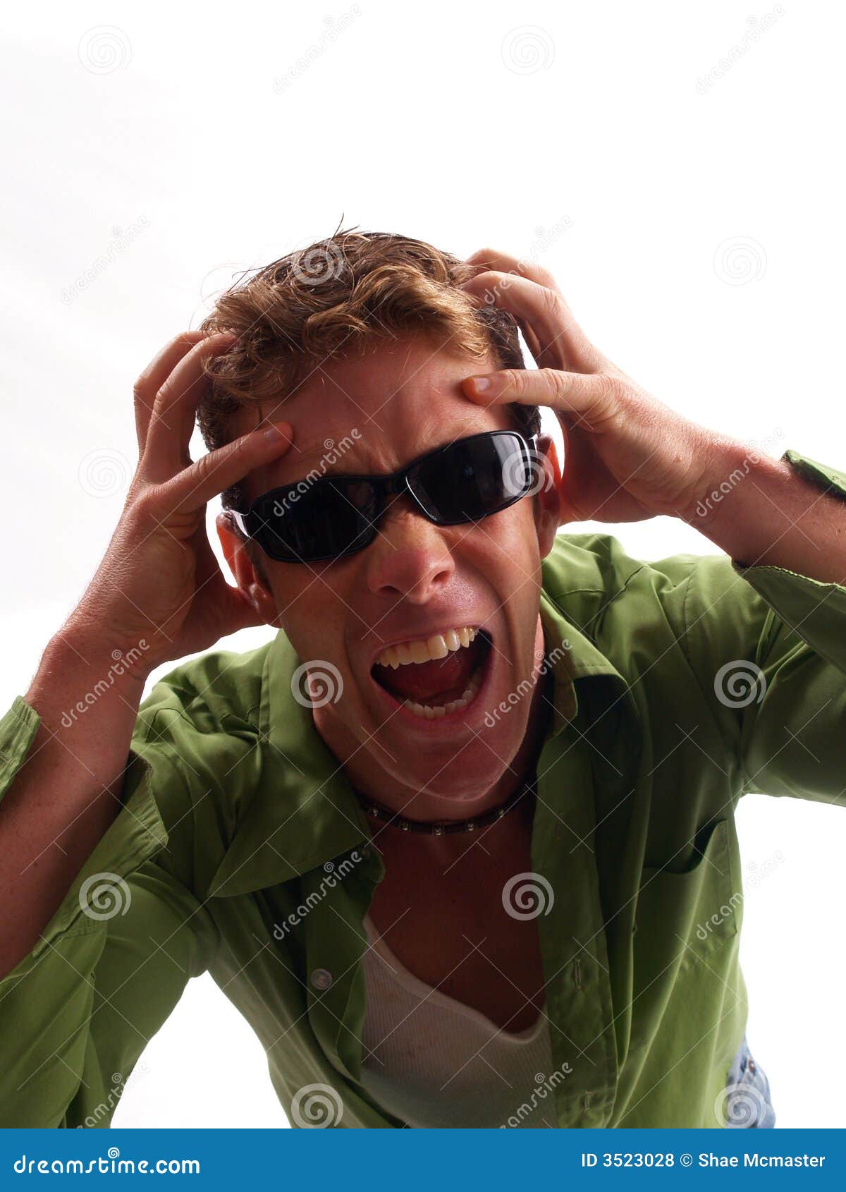 Conduzindo me louco foto de stock. Imagem de desesperado - 3523028