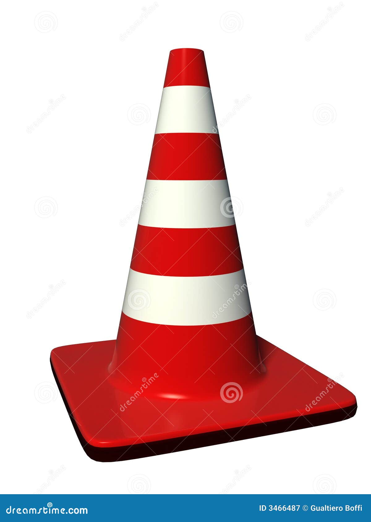 Cone 05 stock illustration. Illustration of danger, street - 3466487