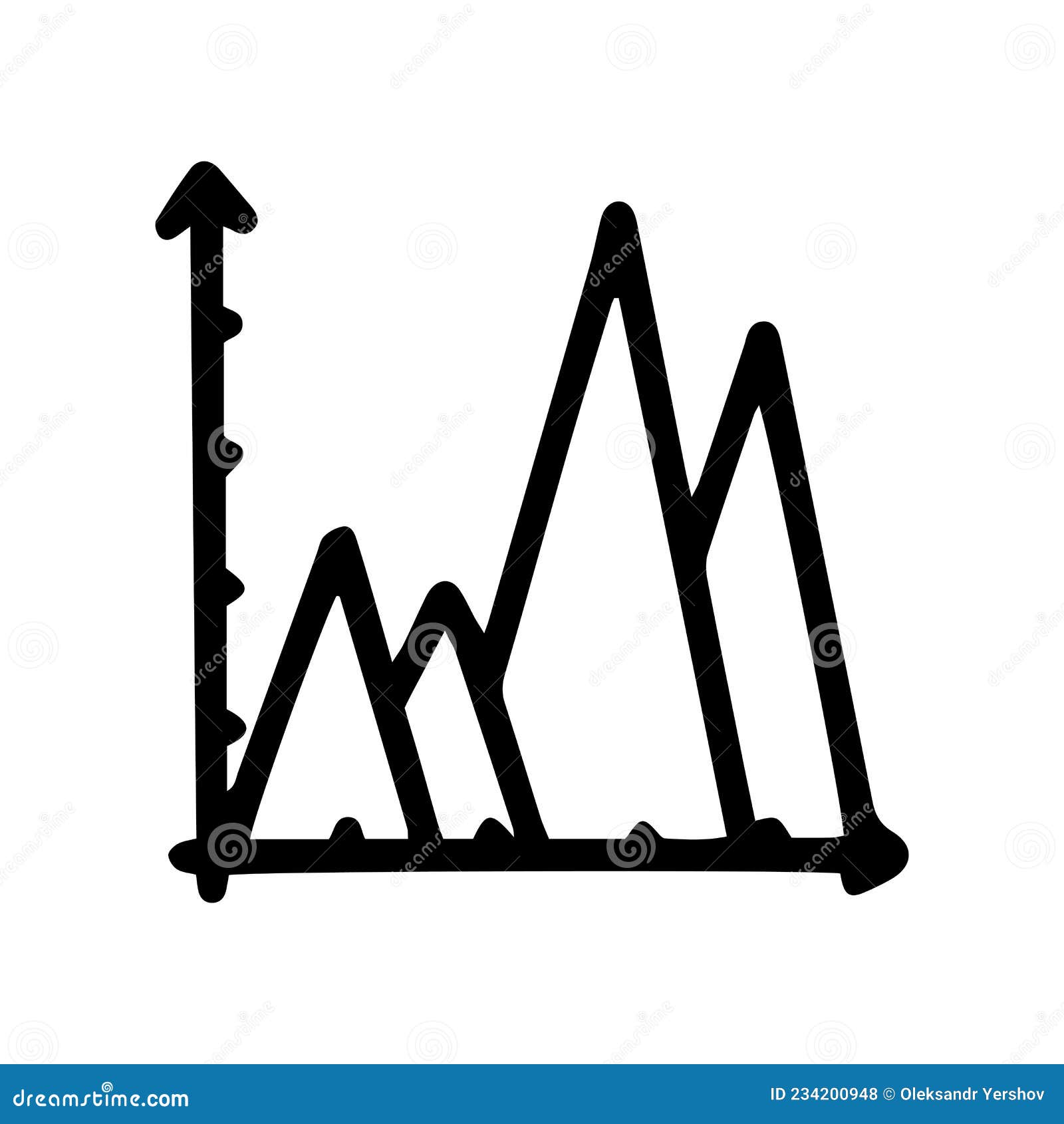 3D Cone Chart, Graph. Infographic Element. Cartoon Vector ...