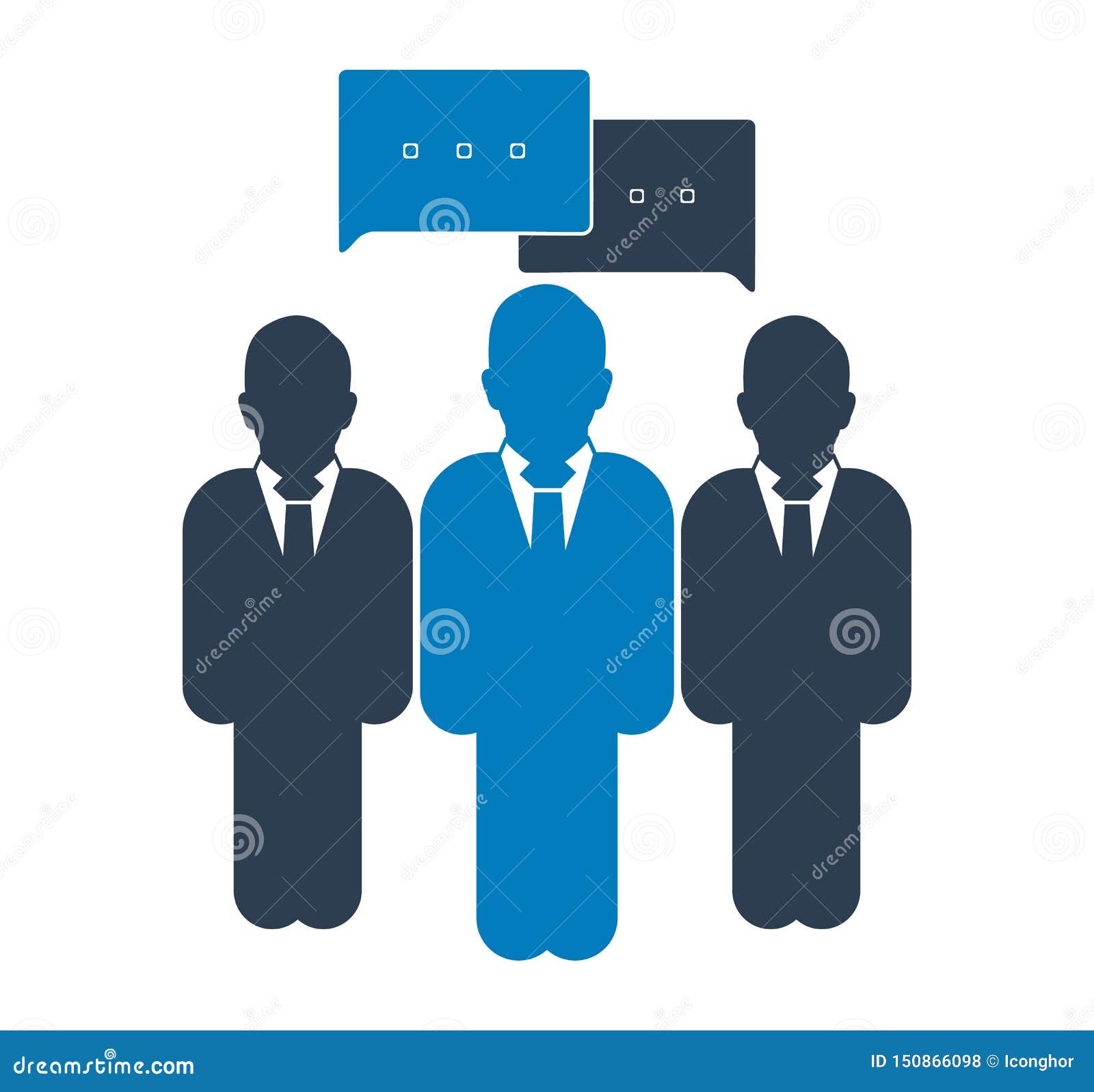 Conversation Icon. Flat Style Vector. Ilustração do Vetor - Ilustração ...