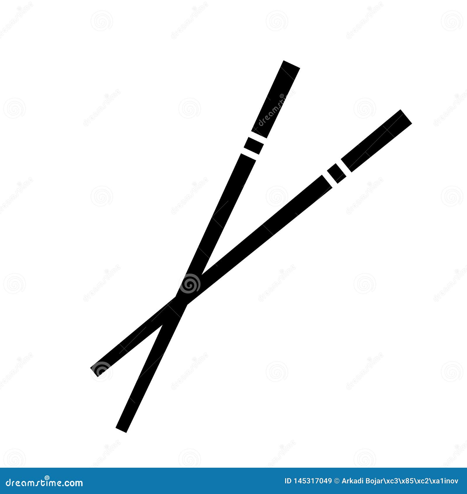 ?cone do vetor dos hashis ilustração do vetor. Ilustração de leste ...