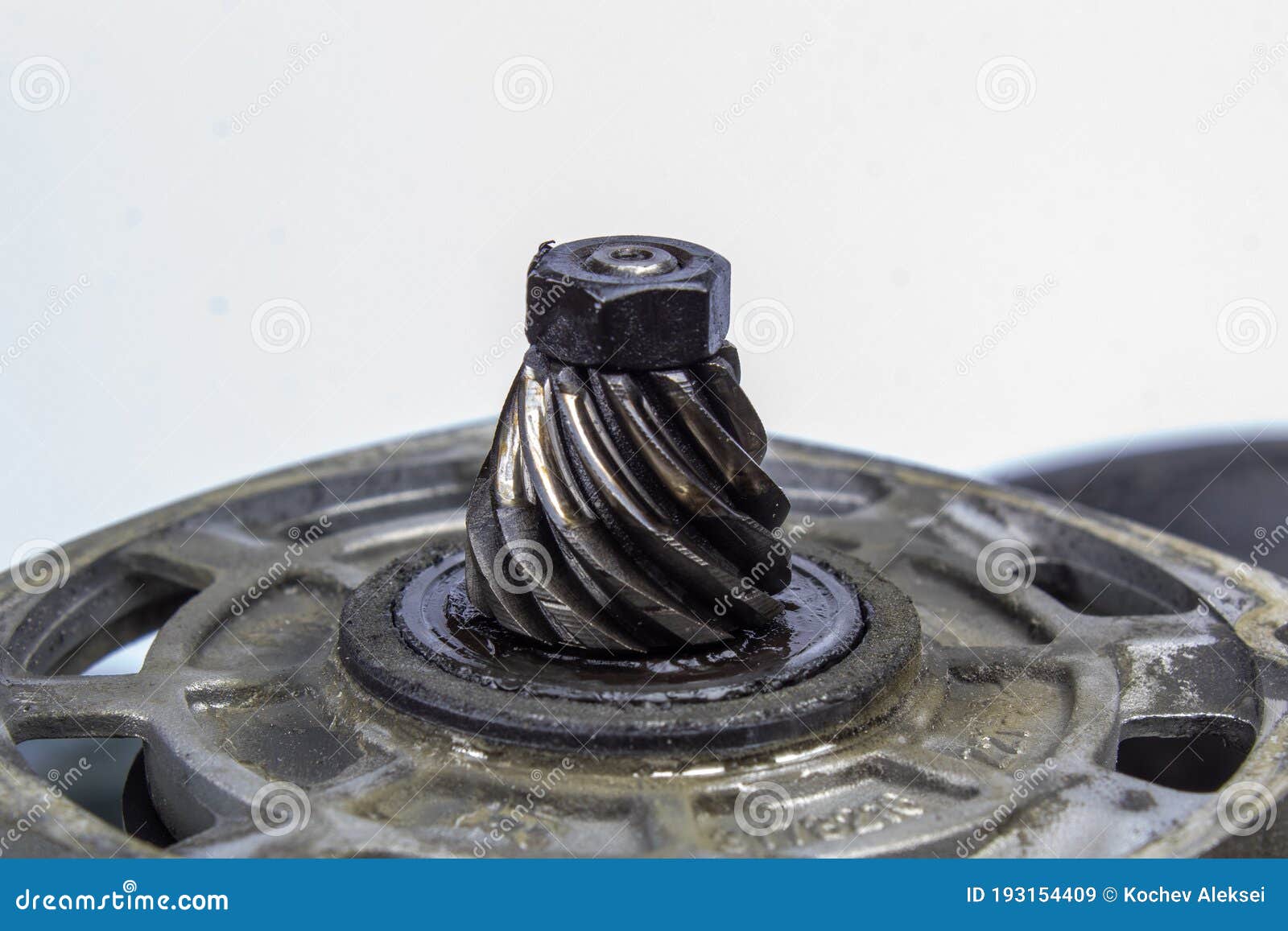 Cone Gear on the Gearbox, Repair and Maintenance of the Tool Stock ...