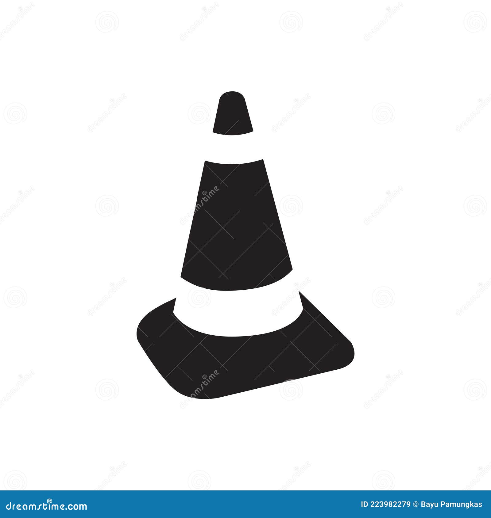 Cone Icon Vector Icon. Simple Element Illustration Stock Vector ...