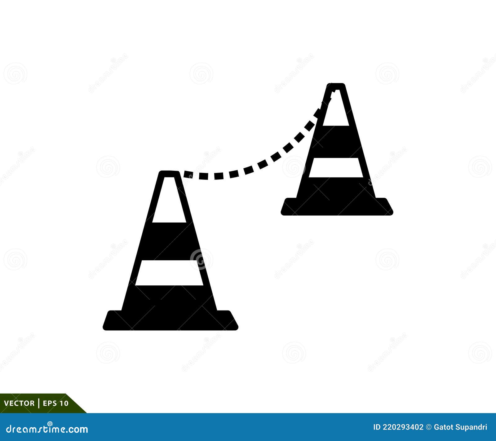 Cone Icon Vector Logo Design Template Stock Vector - Illustration of ...