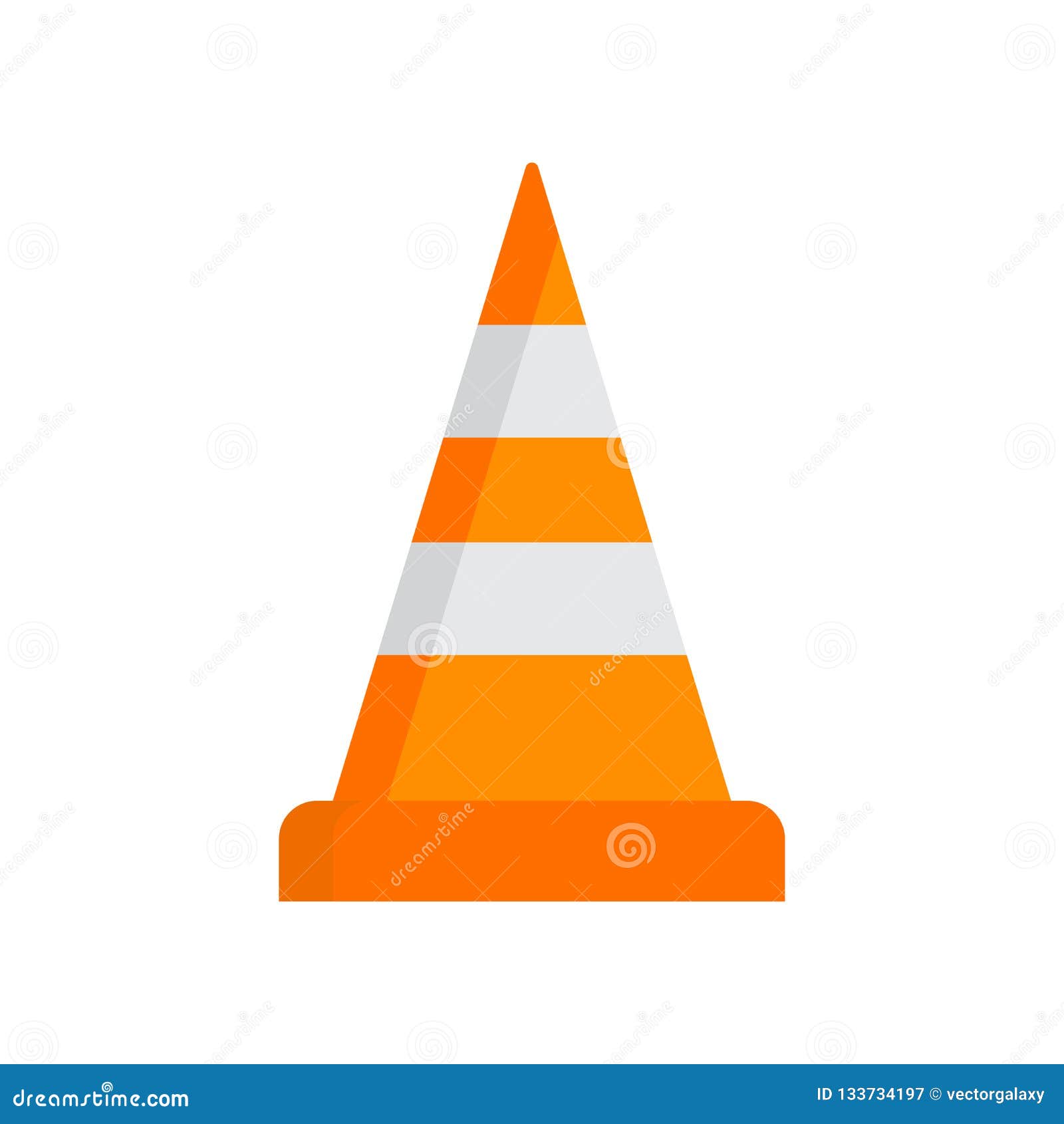 Cone Icon Vector Sign and Symbol Isolated on White Background Stock ...