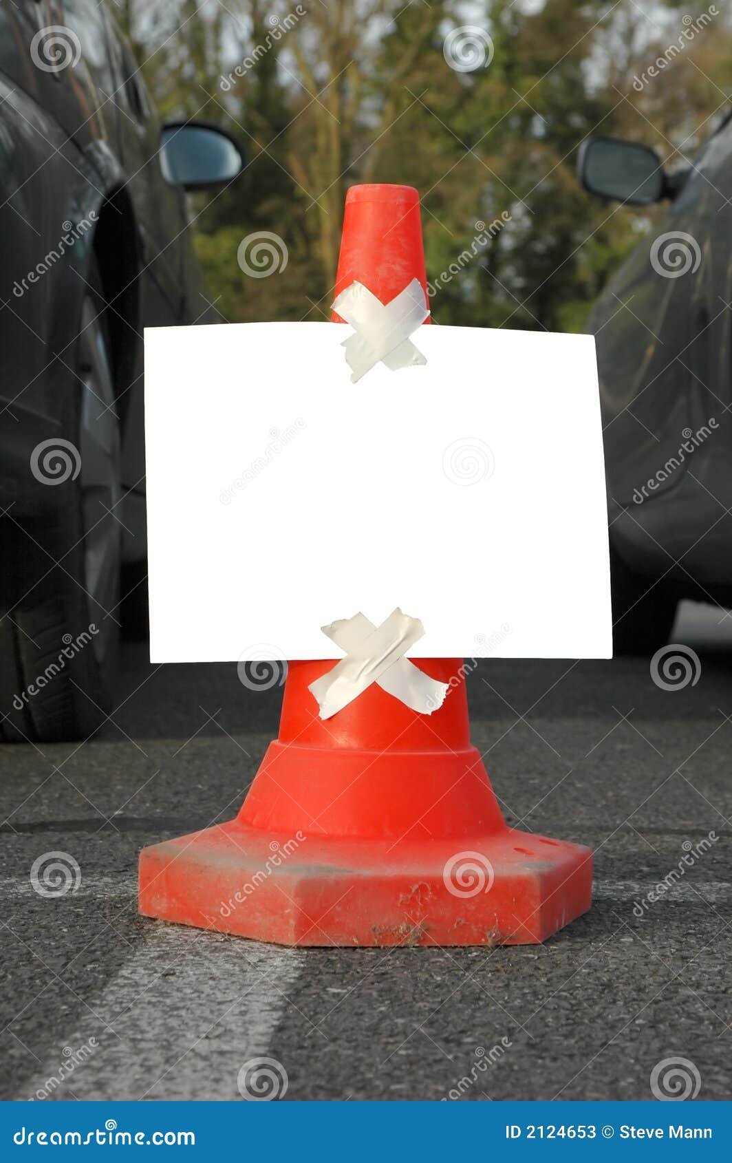 Cone Message Board Picture. Image: 2124653