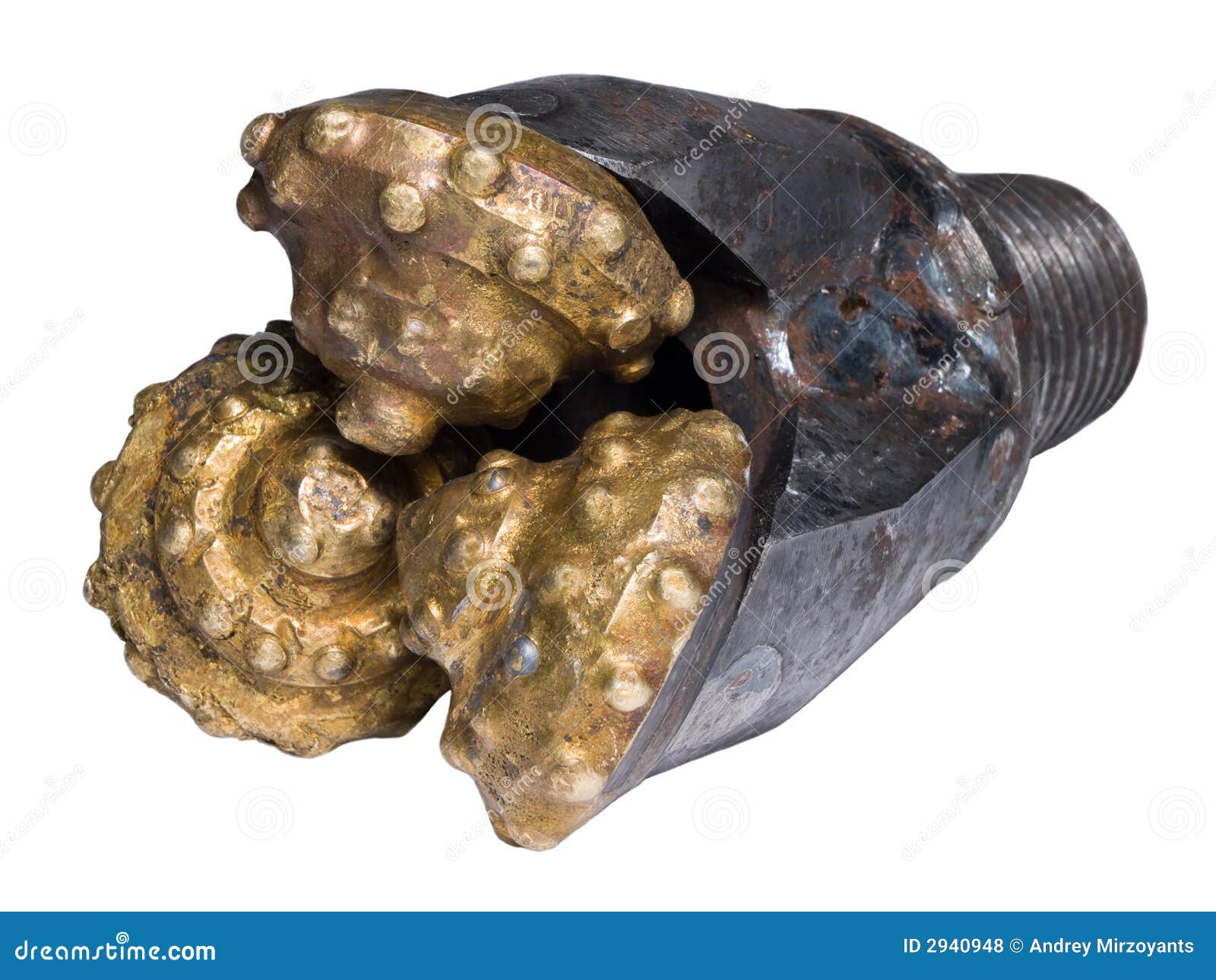 Cone rock bit stock photo. Image of bore, pobedit, drilling - 2940948