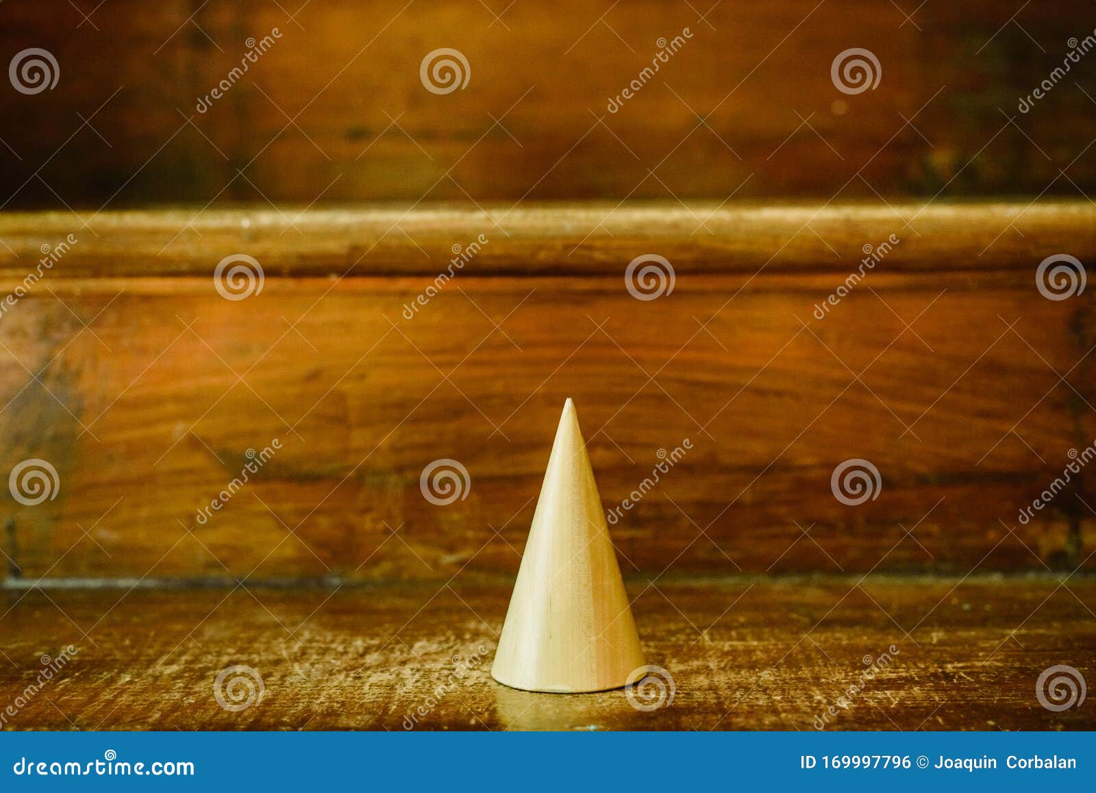 Cone Shapes of Solid Wood To Study Geometry Stock Photo - Image of cone ...