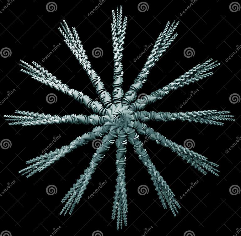 Cone star stock illustration. Illustration of geometry - 7777959
