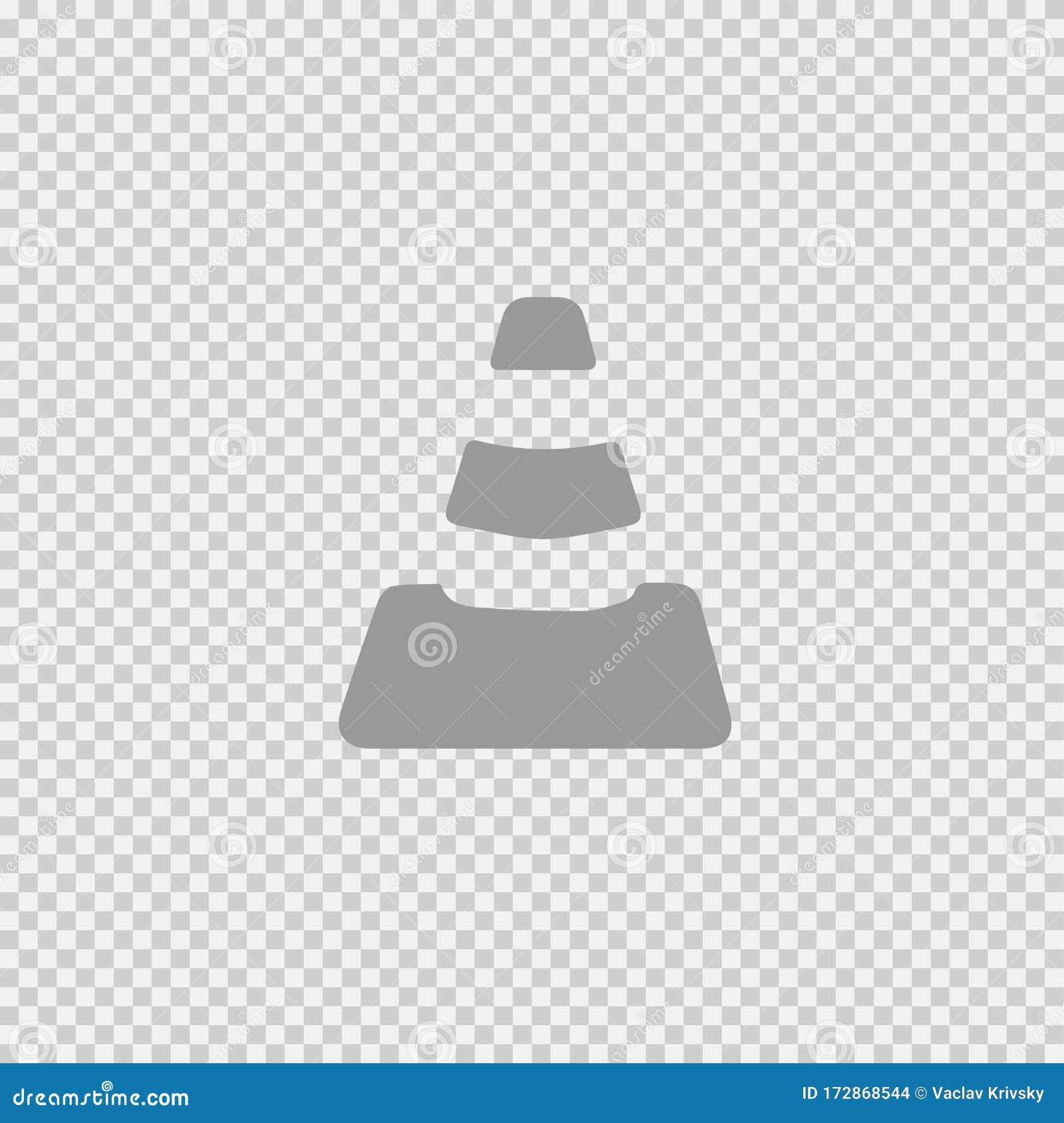 Cone vector icon eps 10. stock vector. Illustration of flat - 172868544