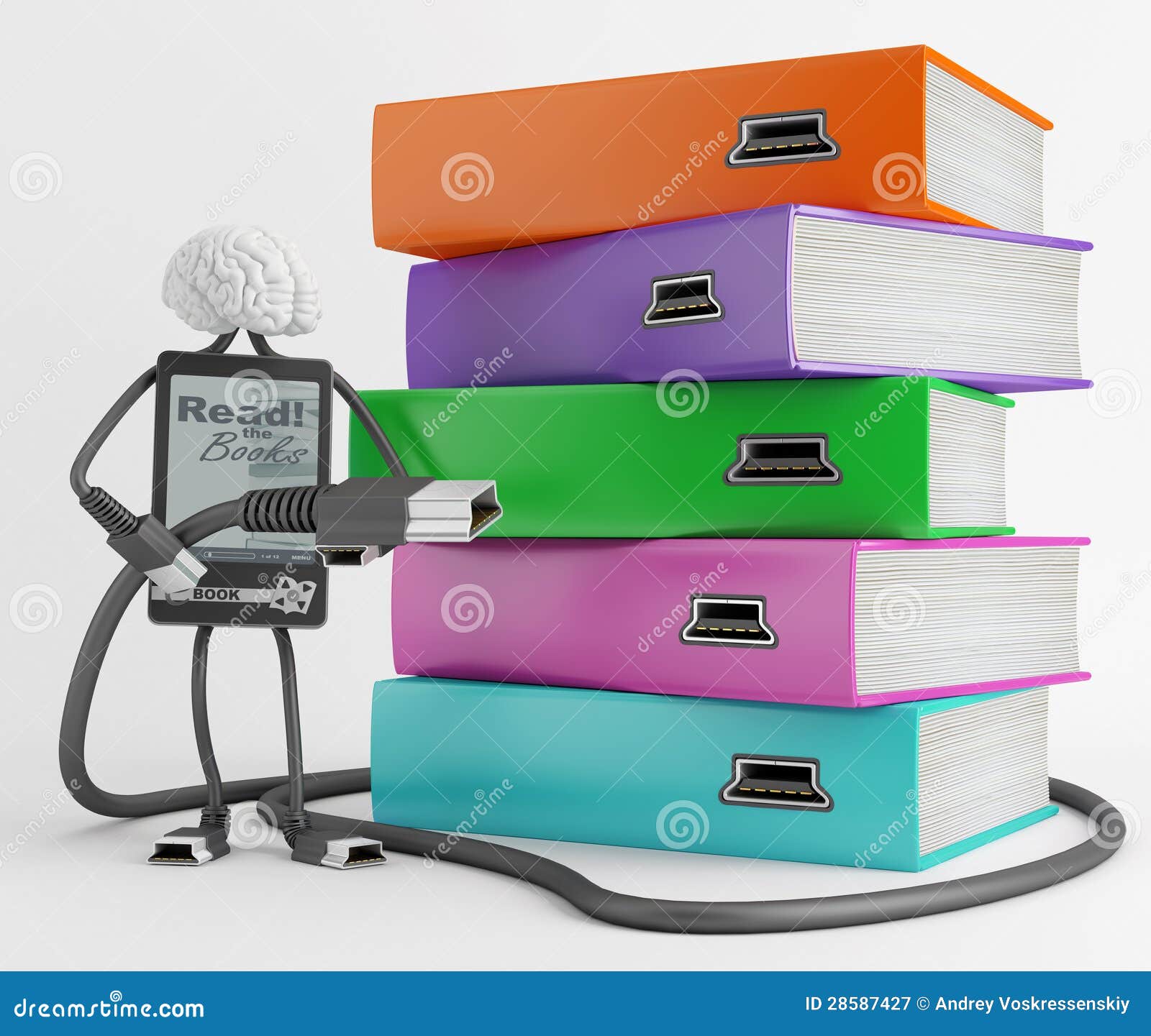 Conectado stock de ilustración. Ilustración de cable - 28587427