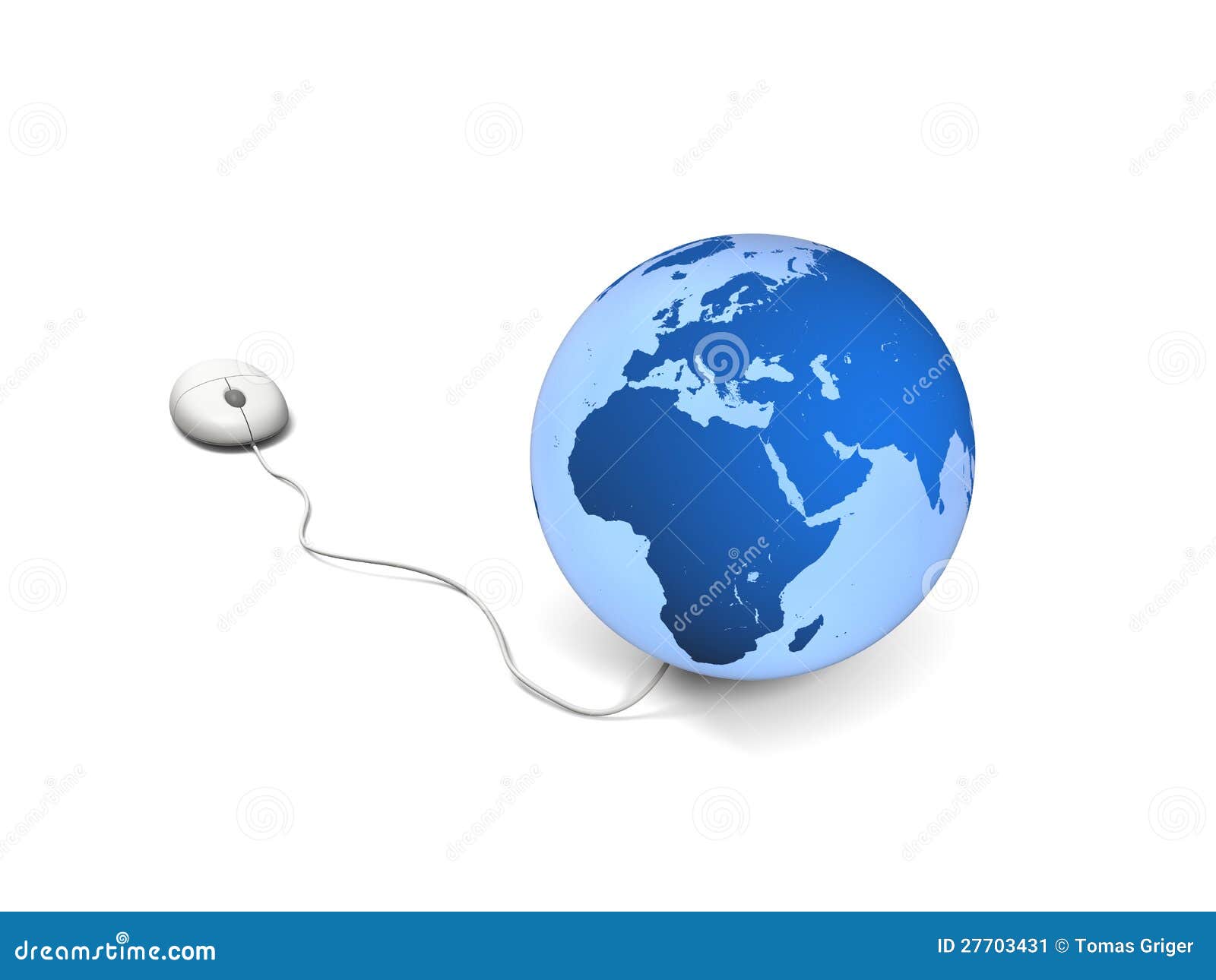 Conectado ao mundo ilustração stock. Ilustração de rede - 27703431