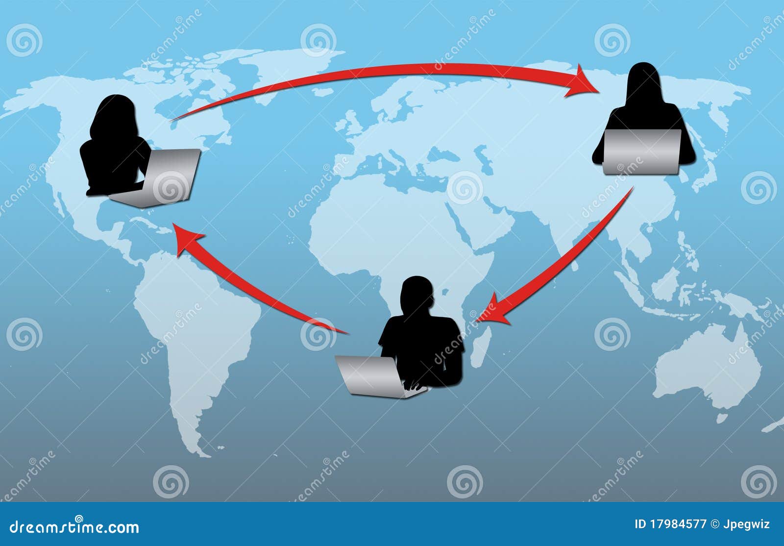 Conectividad del Internet stock de ilustración. Ilustración de globo ...