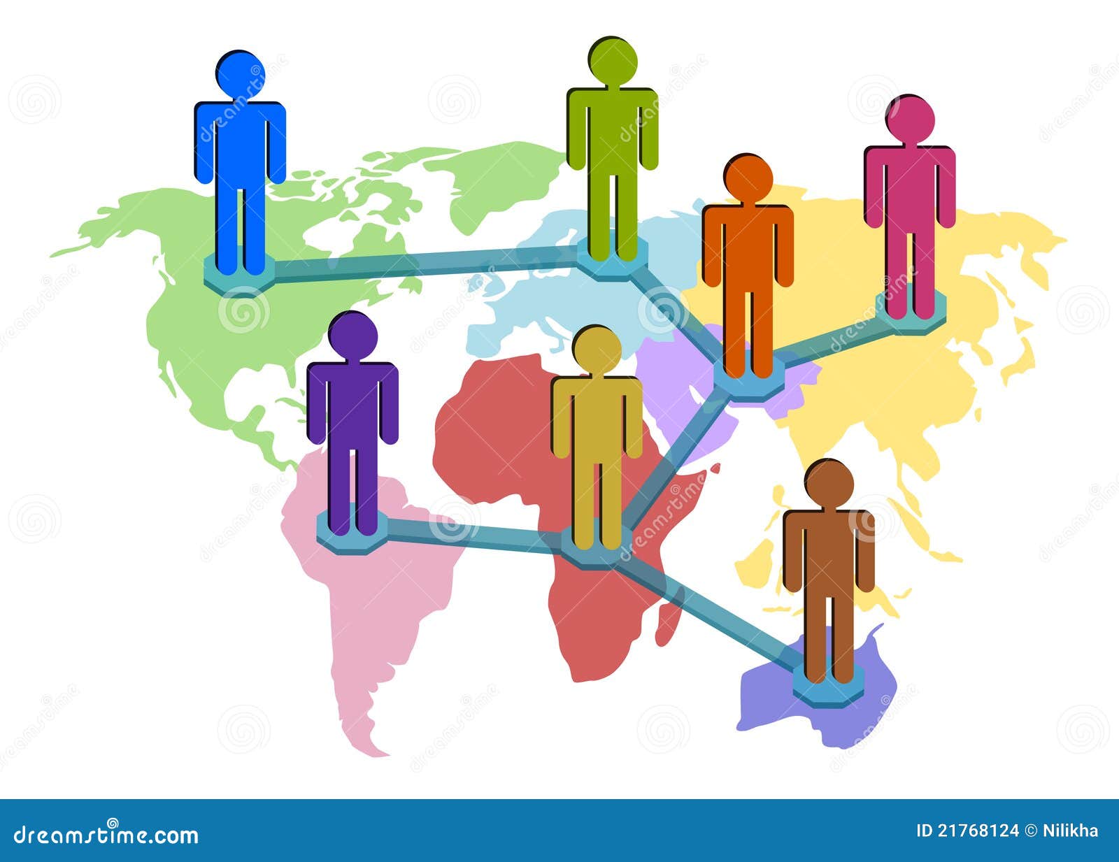 Conectividad mundial stock de ilustración. Ilustración de global - 21768124