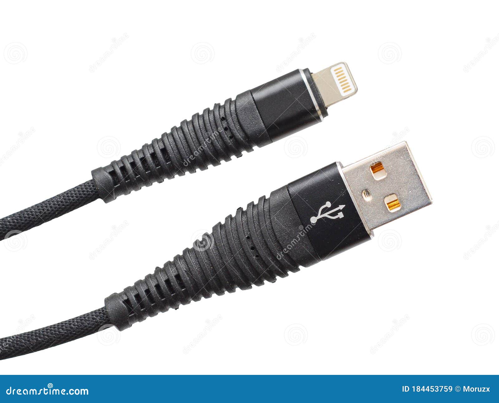Conector De Cable Usb a Lightning Imagen de archivo - Imagen de calidad ...