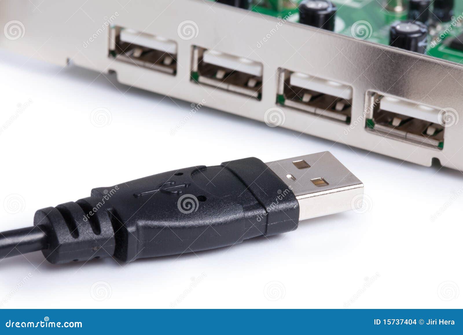 Conector del Usb foto de archivo. Imagen de fondo, equipo - 15737404