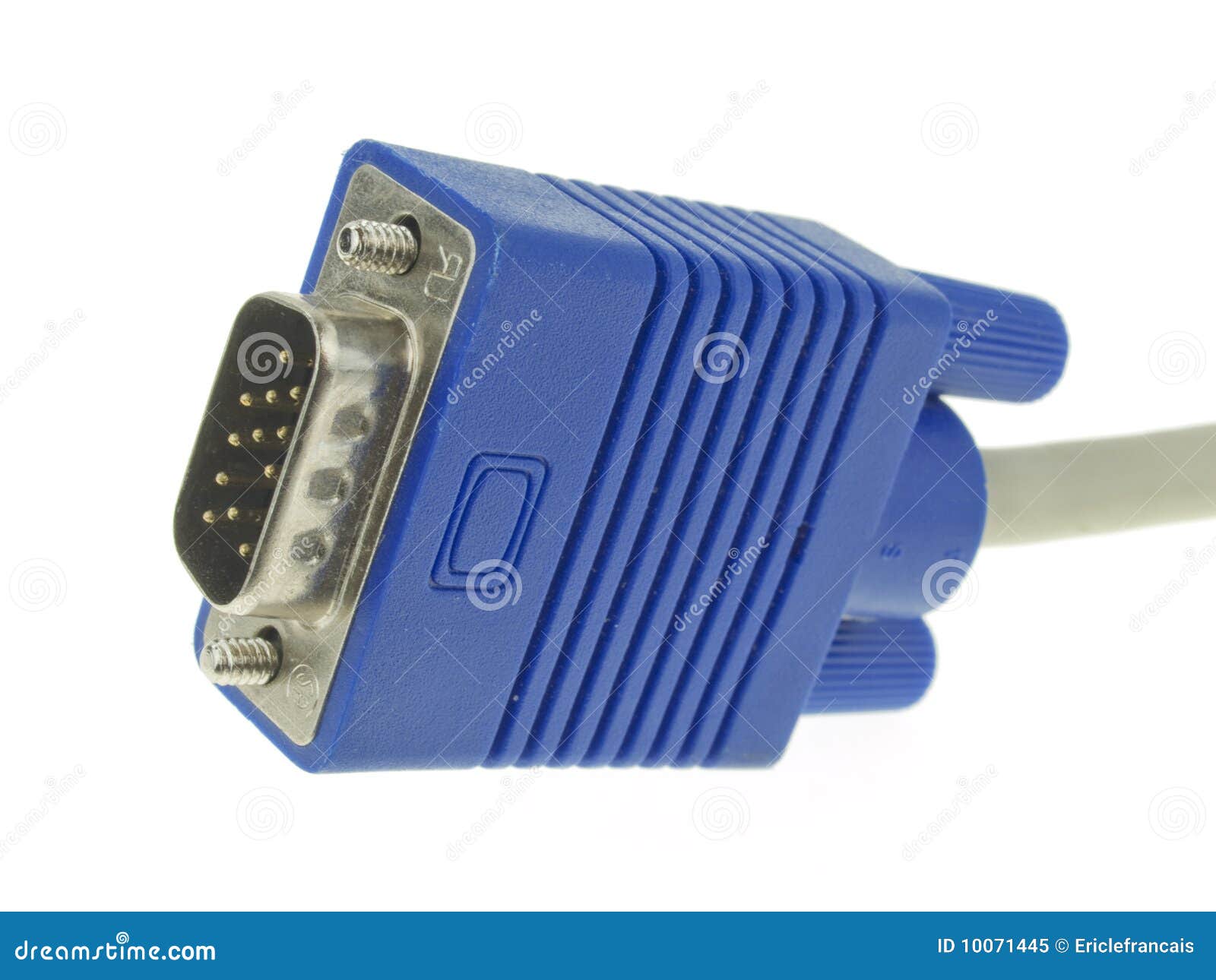 Conector do VGA imagem de stock. Imagem de dados, acessibilidade - 10071445