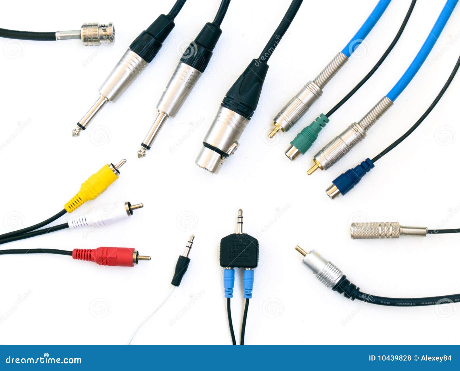 Conectores De Audio&Video Foto de Stock - Imagem de amplificador ...