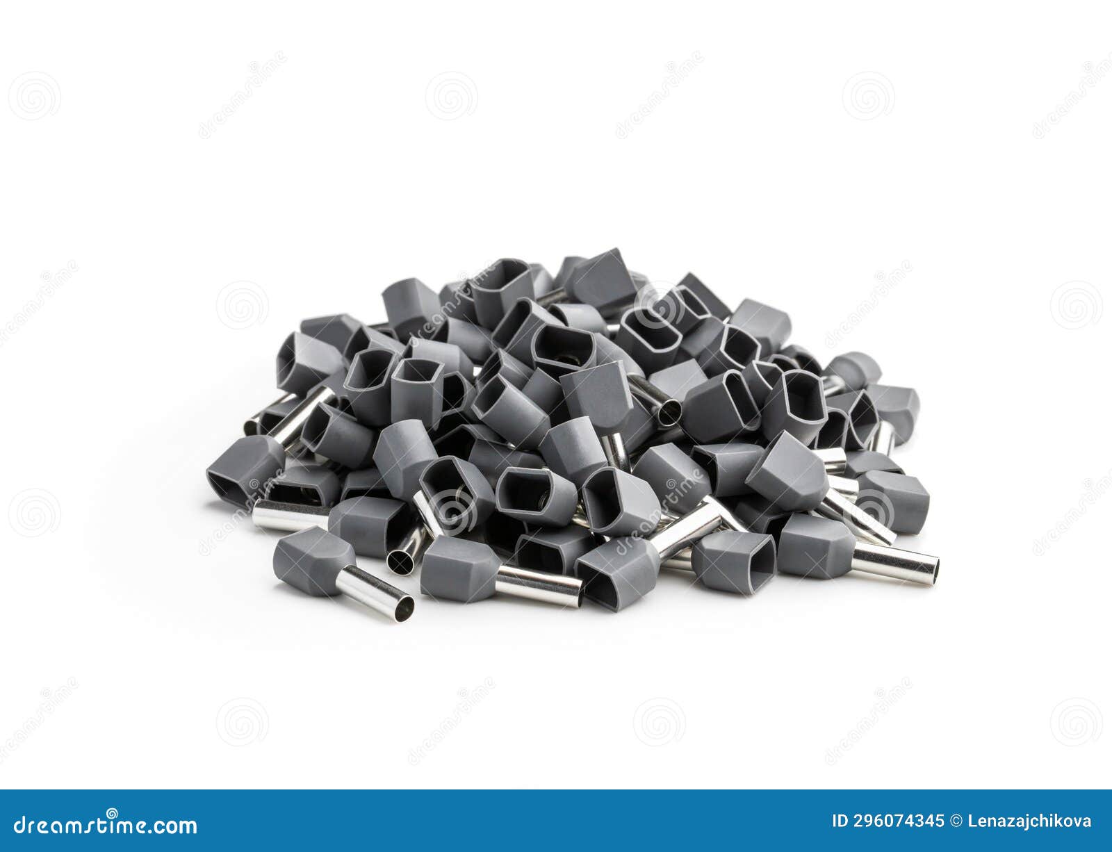 Conectores De Cable De Terminal Aislados En Fondo Blanco Imagen de ...