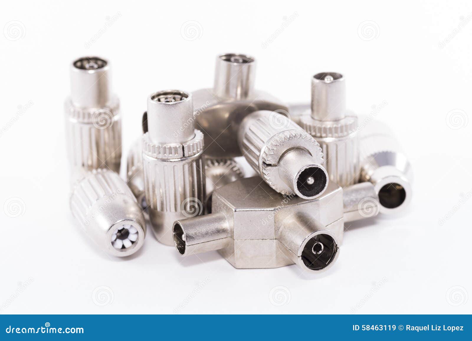 Conectores de la TV imagen de archivo. Imagen de video - 58463119